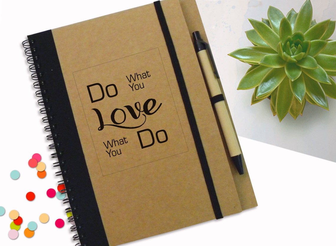 Customed Love Notebook , Do What You Love, Love What You Do, to Do List ...