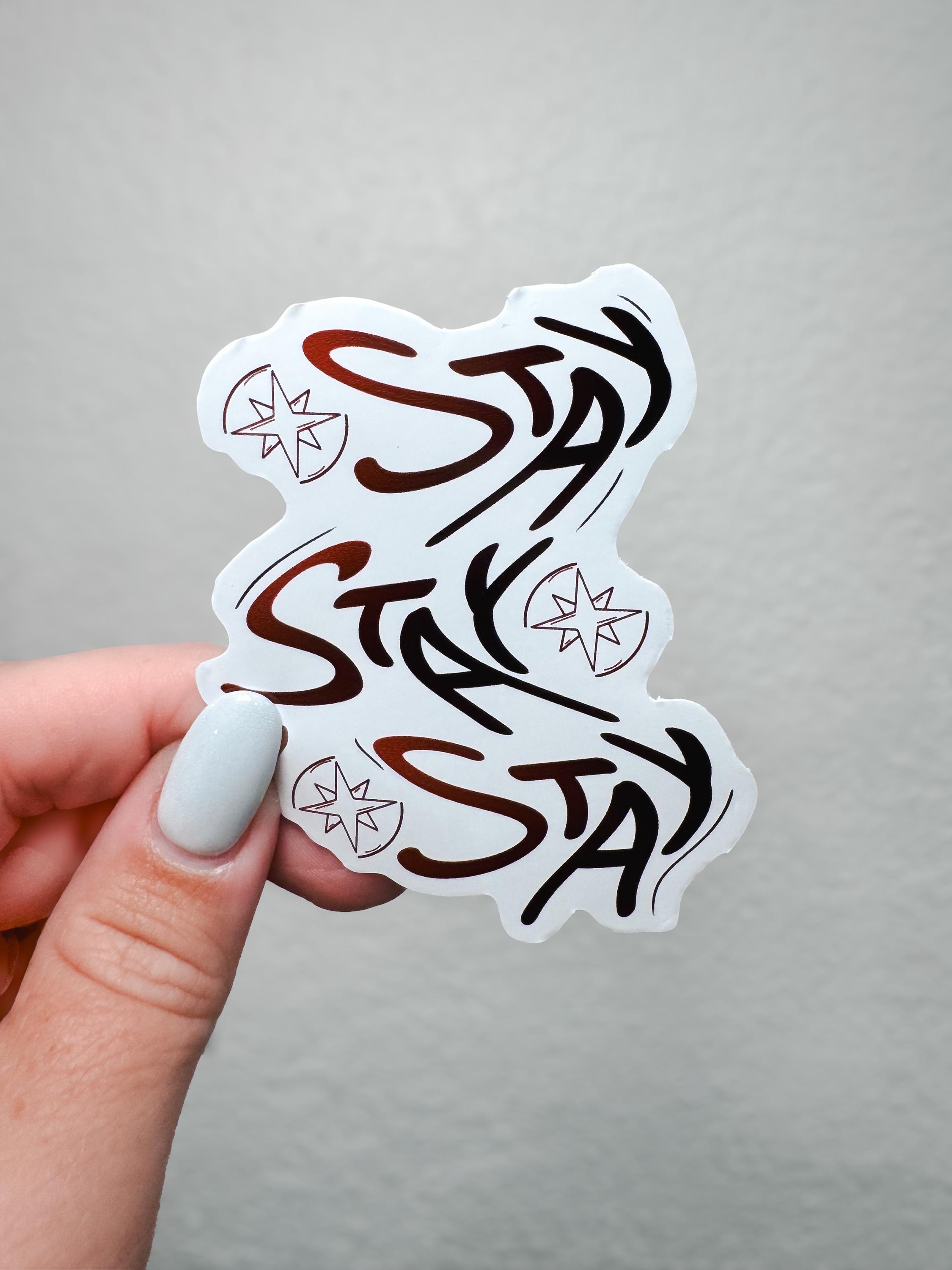 Stay Vinyl Sticker, Stray Kids Sticker, Stay Stay Stay - Etsy