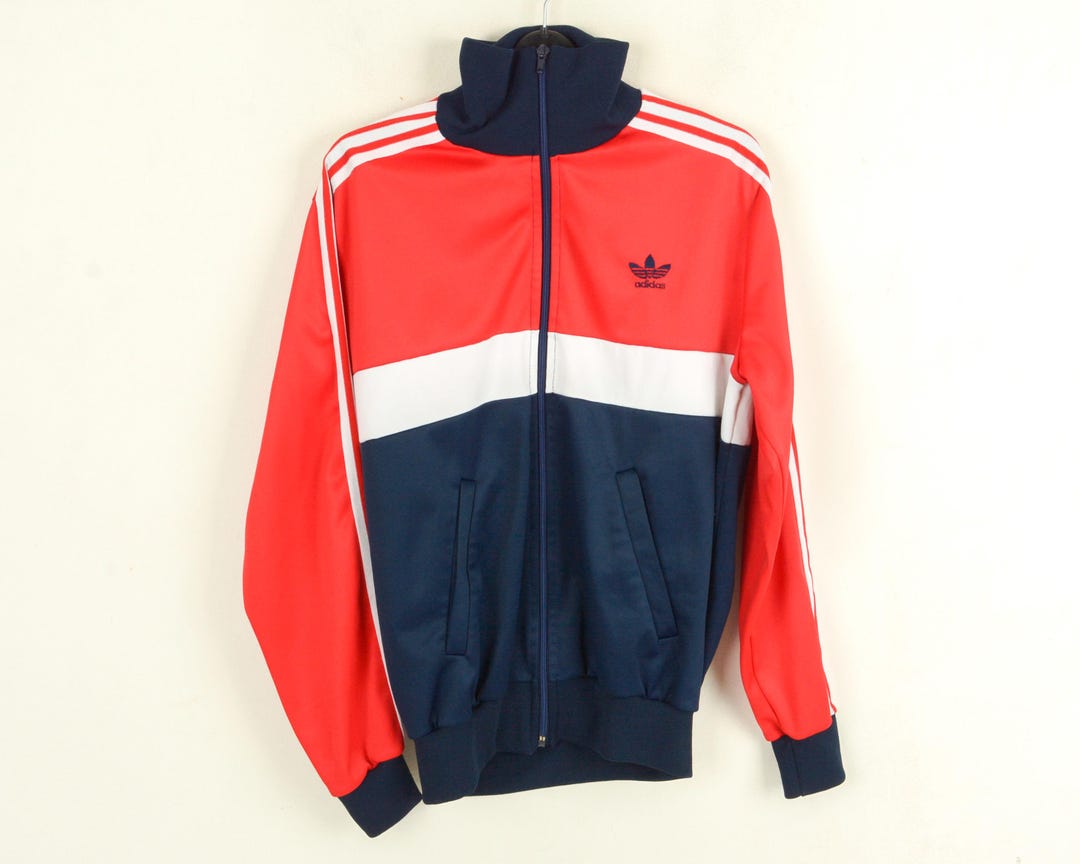 Adidas Ventex Vintage 1970's S Mens Tracksuit Jacket Sweatshirt Jumper Made in England, Full Zip ...