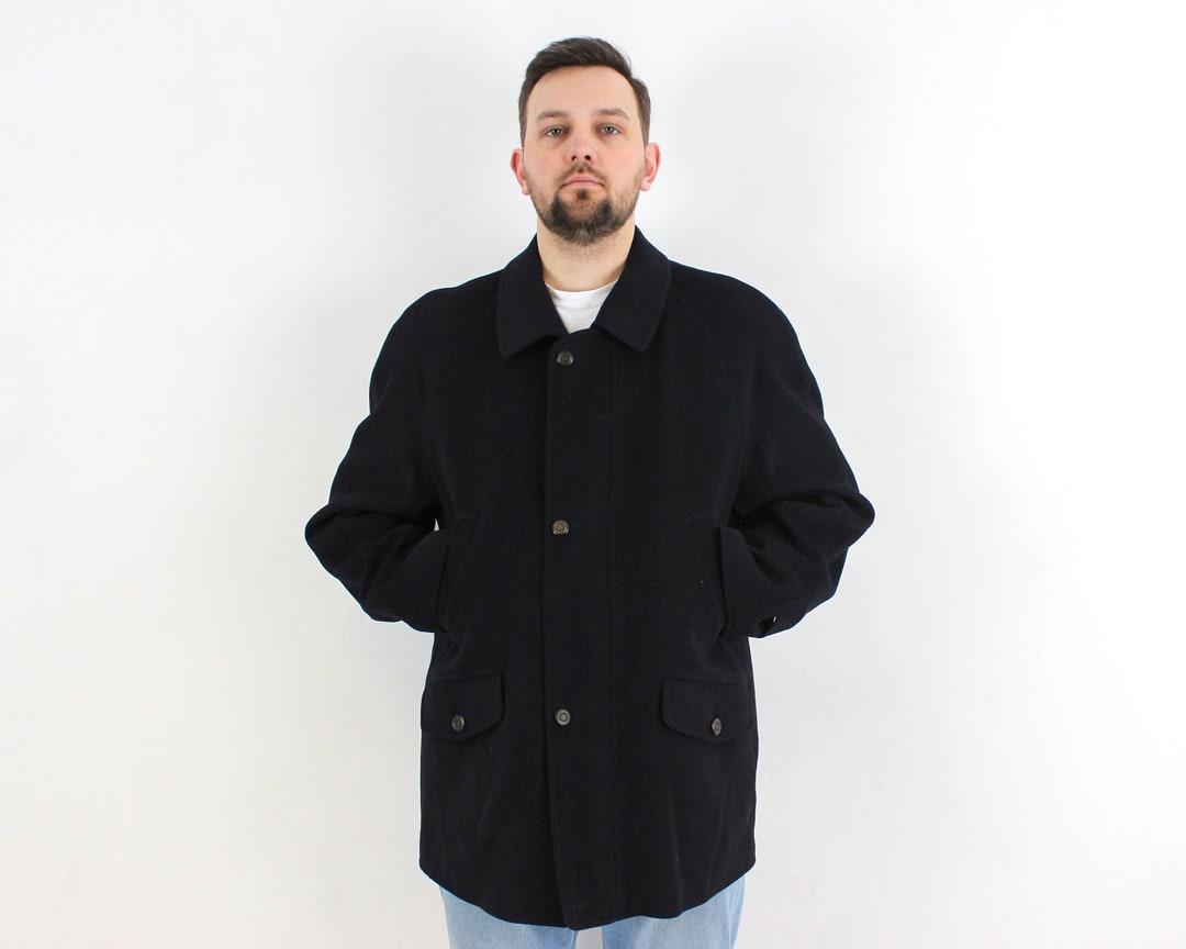 Vintage LINEA ESSE Misurina LODEN Men L Overcoat, Lana Coat Wool Jacket ...