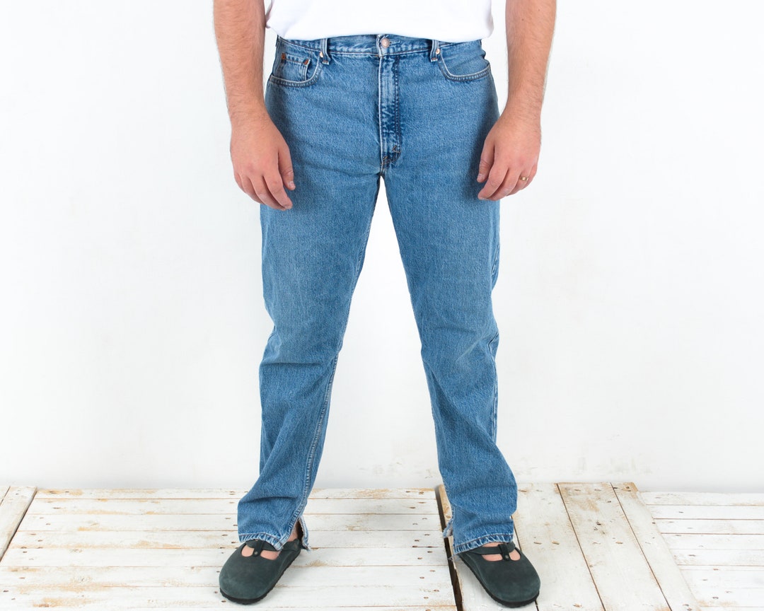 LEVIS STRAUSS Orange Tab 615 Vintage Men W38 L34 Jeans Denim Pants ...
