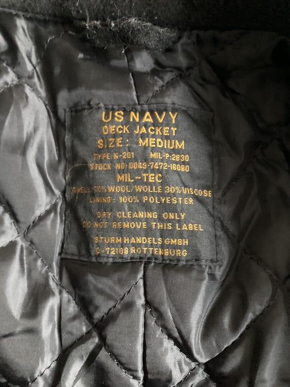 US Navy Deck Mil-Tec N-201 Jacket vintage Men's M Anc… - Gem