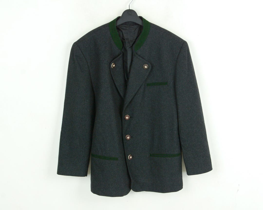 Vintage Alphorn Men's UK 42 US Trachten Blazer, Janker Jacket Jager ...
