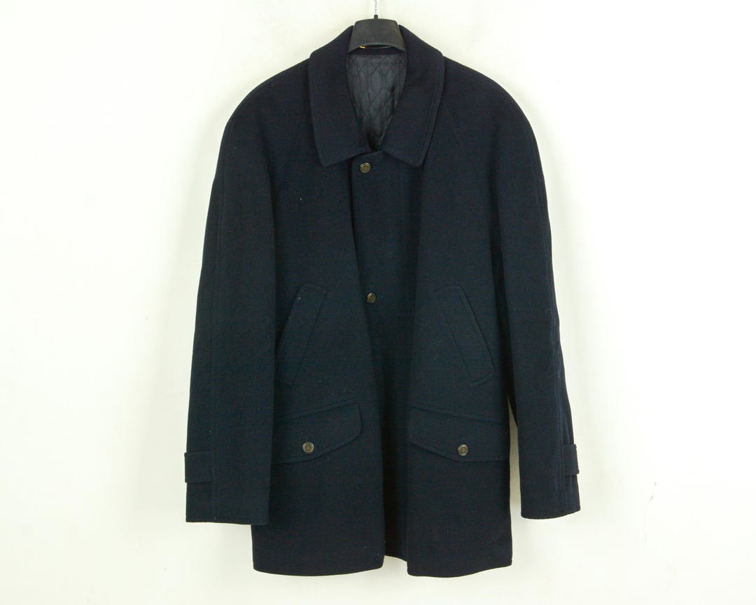 Vintage LINEA ESSE Misurina LODEN Men L Overcoat, Lana Coat Wool Jacket ...