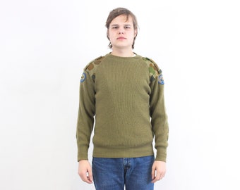 Military Surplus Wool Sweater - Etsy