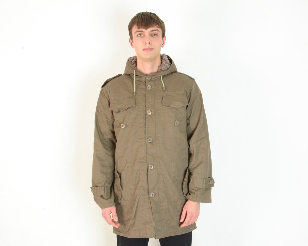 Euro Bundeswehr Germany Army Vintage S Men Cotton Parka Coat Jacket ...