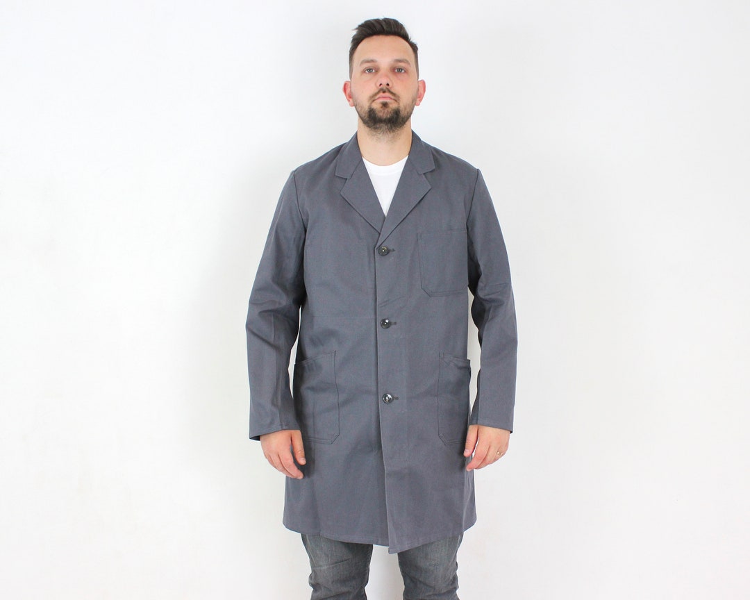 SANFOR Kempel Vintage Men's Uk 42 US Jacket Engineer Chore Professor EU ...