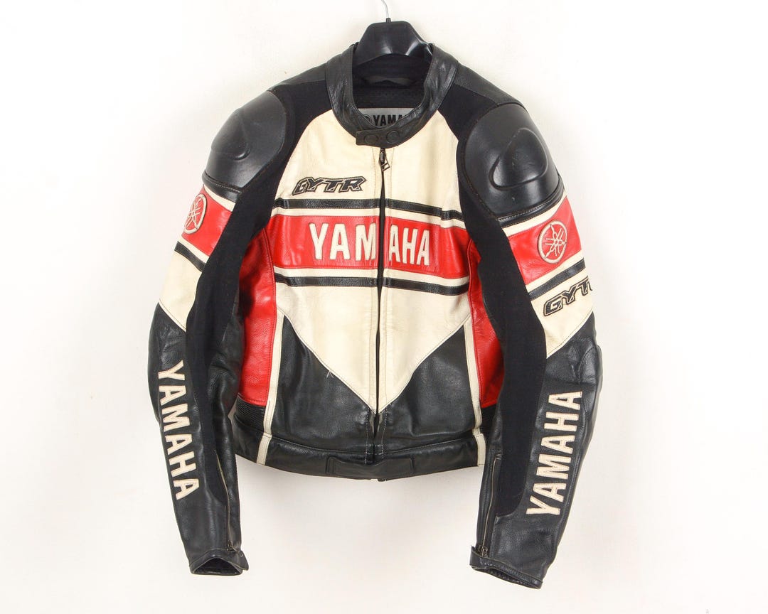 DAINESE X YAMAHA GYTR Leather Motorcycle Us 38 Uk Men Racer Jacket ...