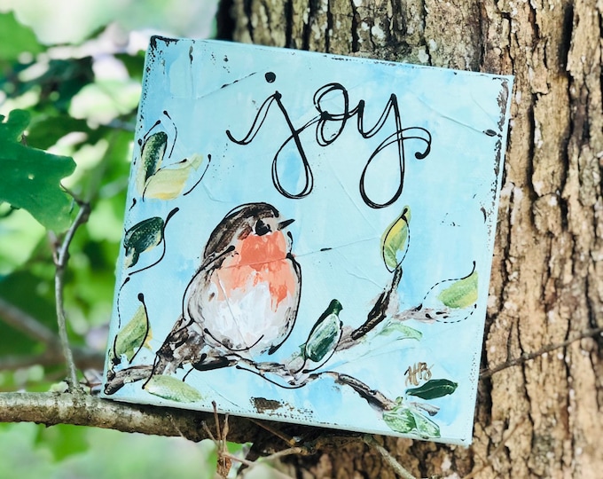 Joy Birdy Art Print, Bird Art, Bird Lover, Birders, Joy Sign, Bird ...