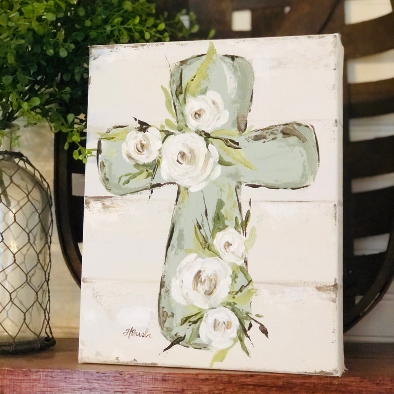 Cross Painting - Etsy