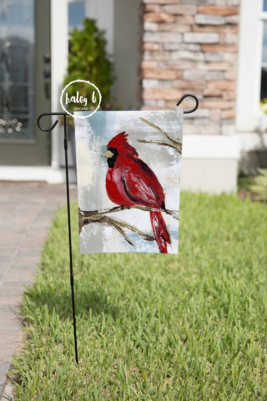 Cardinal Garden Flag Double Sided Red Cardinal Art Bird - Etsy Canada