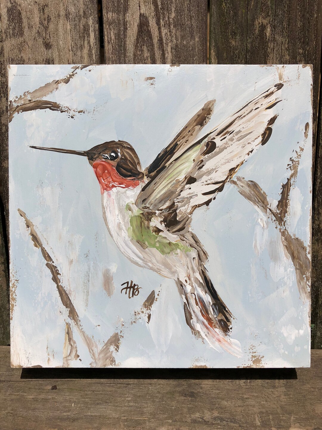 Hummingbird Art Print, Hummingbird Painting, Bird Lover, Birders, Bird ...
