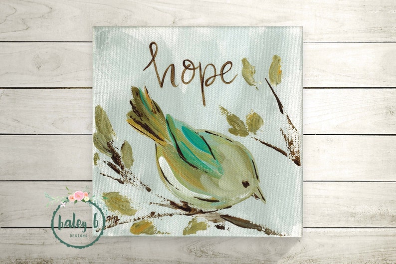 Hope Bird Art Print Bird Painting Bird Art Bird Lover Bird - Etsy