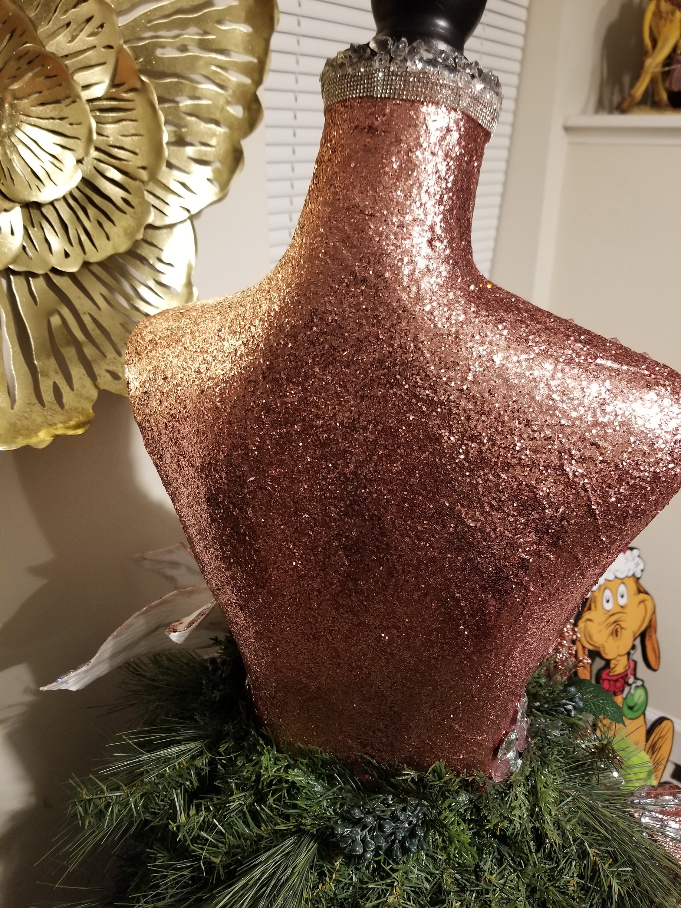 Embellished 58 Inch Rose Gold Mannequin Dress Form With - Etsy