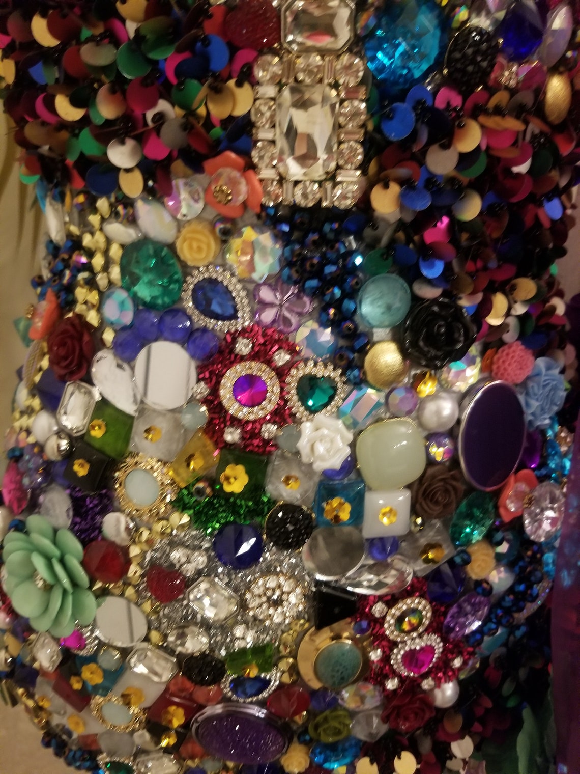 Embellished Mannequin Dress Form With Detachable Floral Train - Etsy