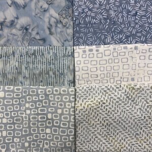 Neutral and Gray Batiks Fat Quarter Bundle 6 - Etsy