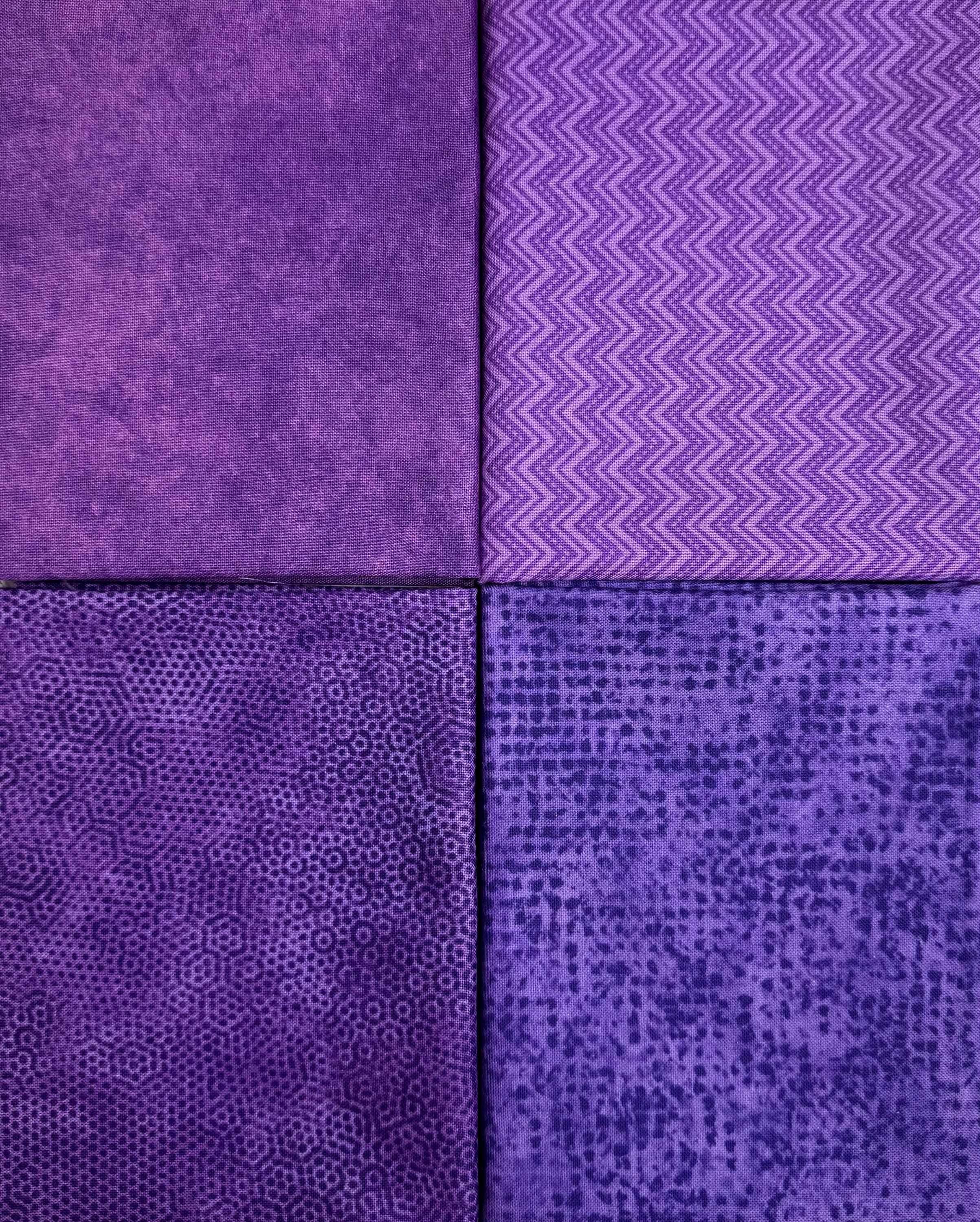 Pop of Purple Fat Quarter Bundle (11) - Etsy
