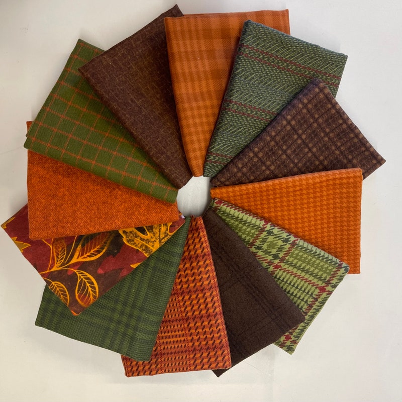 Fall Flannel Fabric - Etsy