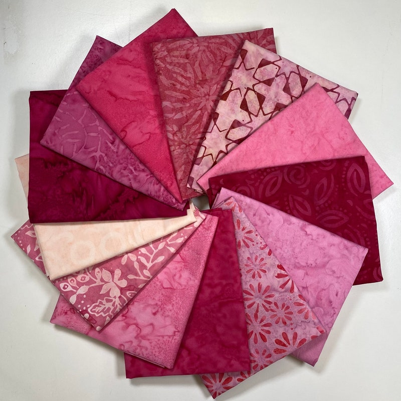 Fat Quarters Pink - Etsy