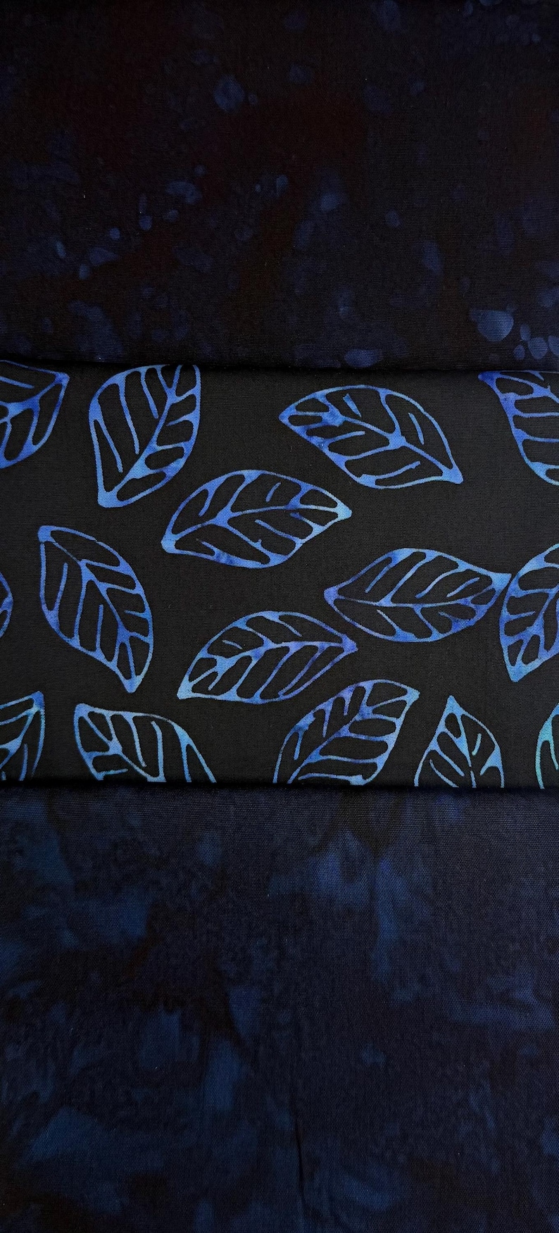 Deep Blue Batik Fat Quarter Bundle (5) - Etsy