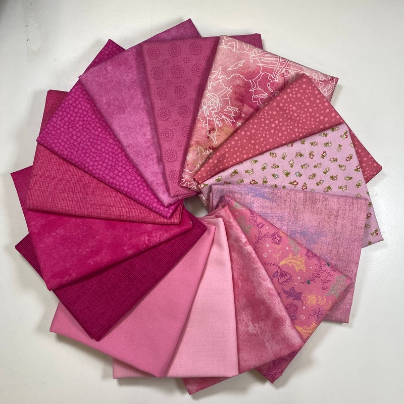 Fat Quarters Pink - Etsy