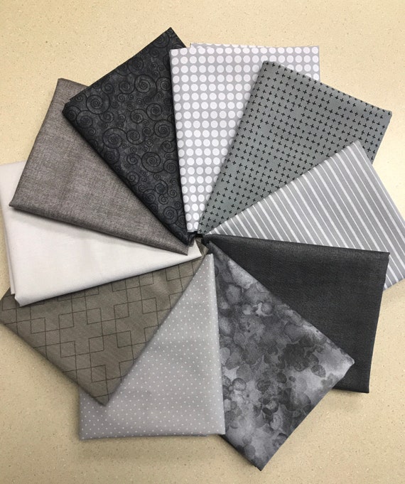 Basic Grey fat quarter bundle 10 | Etsy