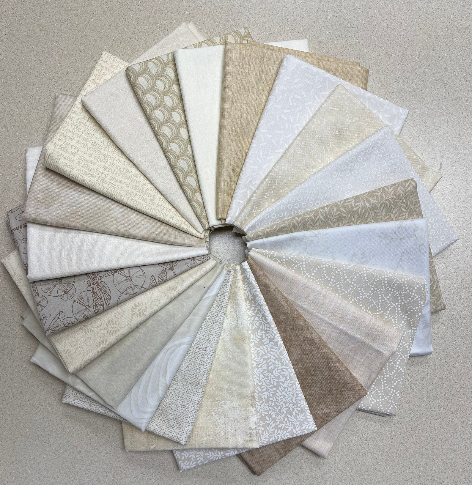 Gorgeous Neutral Fat Quarter Bundle 22 Fat Quarters - Etsy