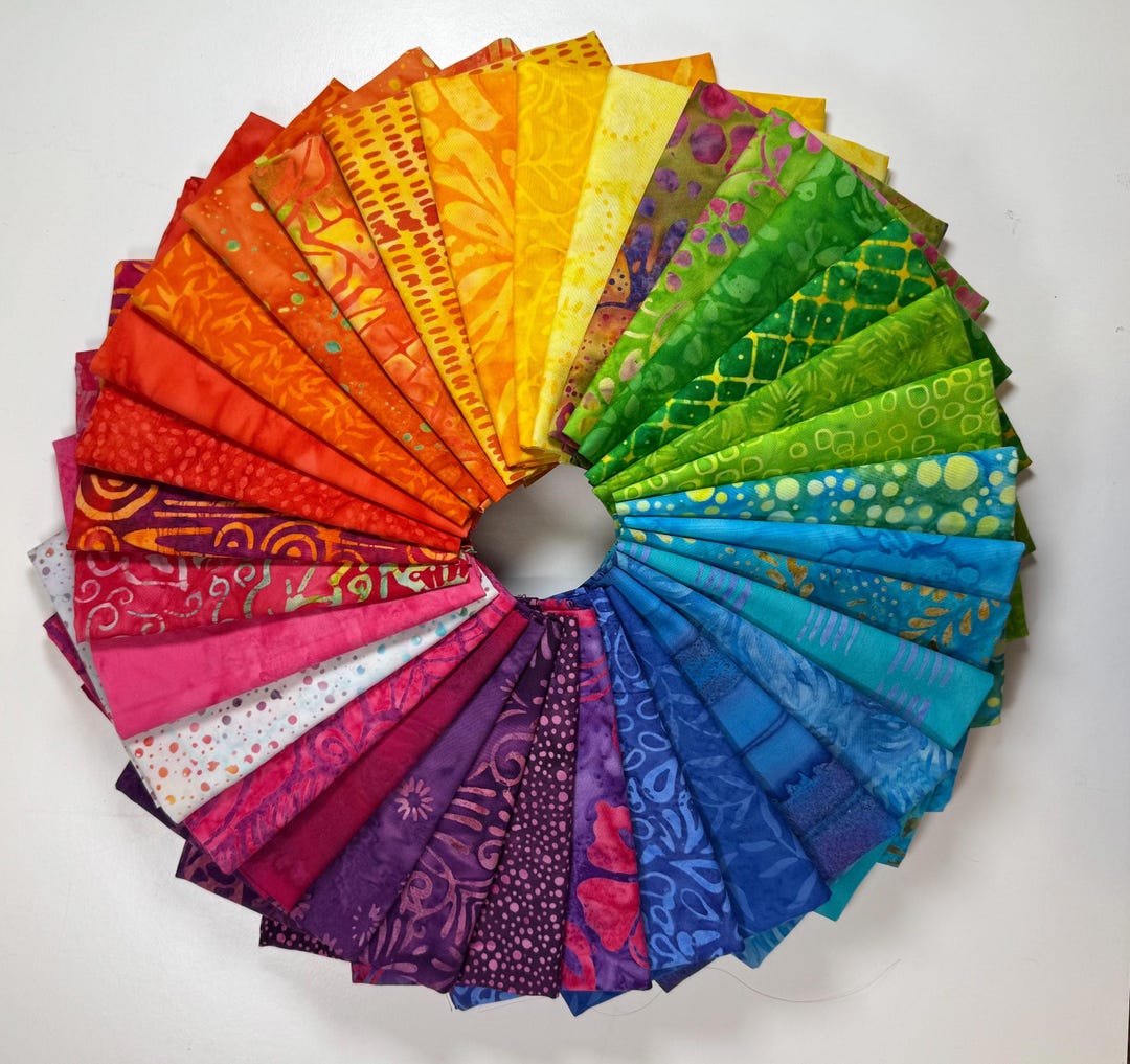 BEST SELLER!! Bright Batik Fat Quarter Bundle (33 Fat Quarters) - Etsy