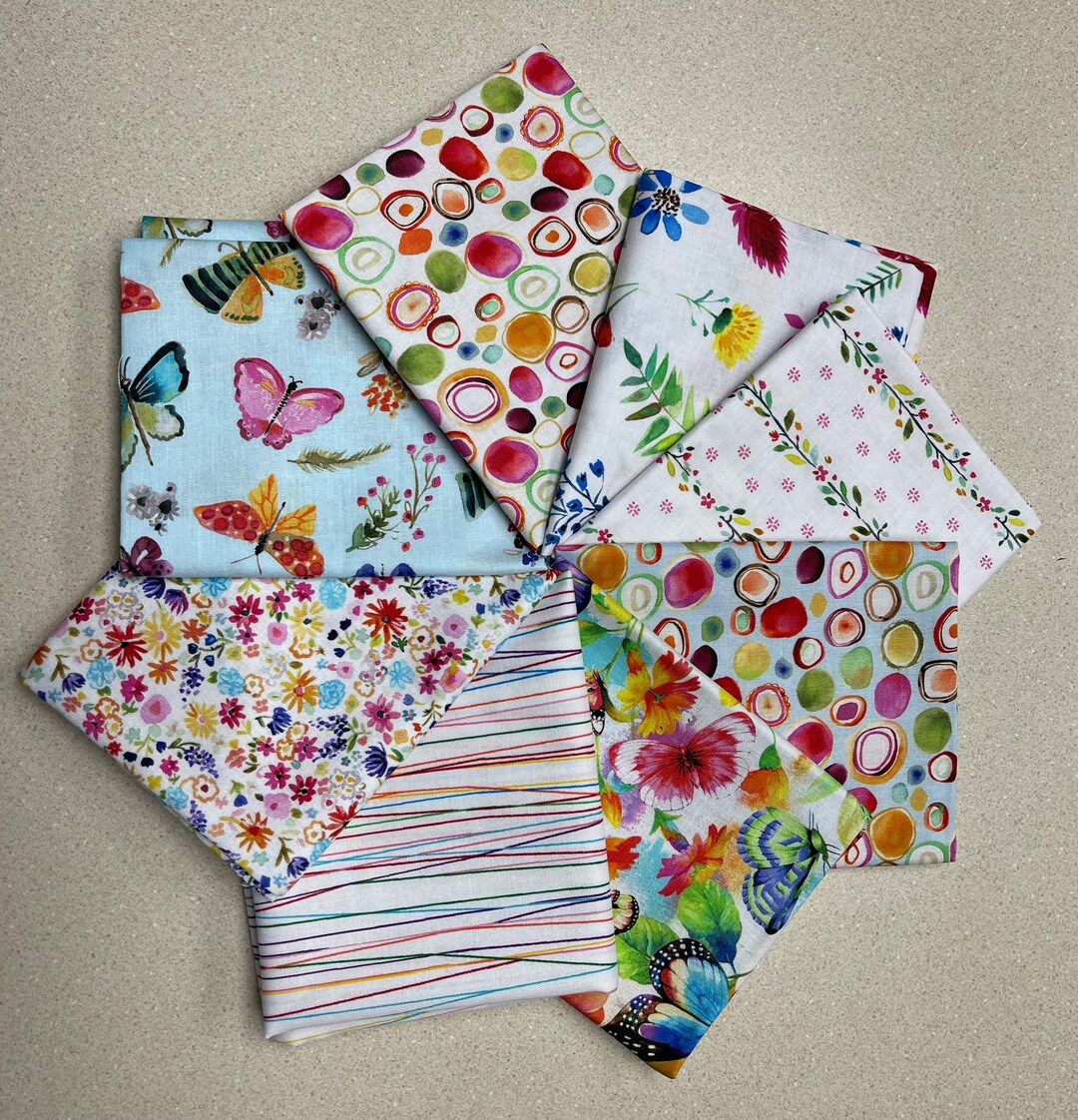 LAST ONE Butterflies Fat Quarter Bundle 8 - Etsy