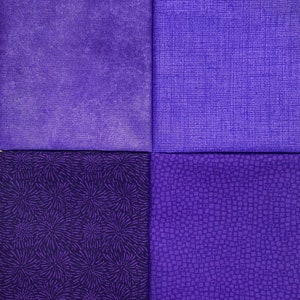 HAPPY Pop of Purple Fat Quarter Bundle 13 - Etsy