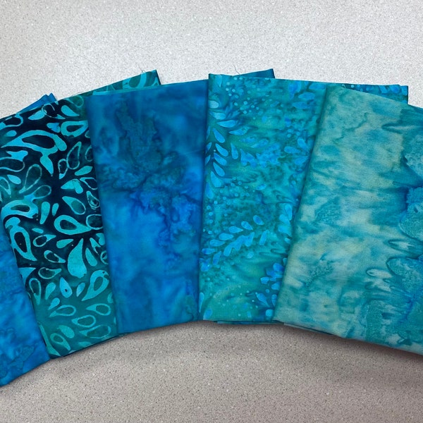 Turquoise Batik - Etsy