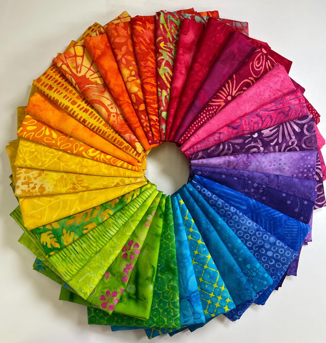 BEST SELLER Bright Batik Fat Quarter Bundle 33 Fat Quarters - Etsy