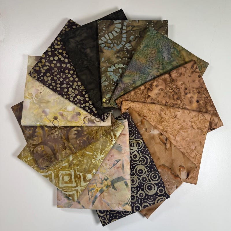 Fat Quarters Earthy - Etsy