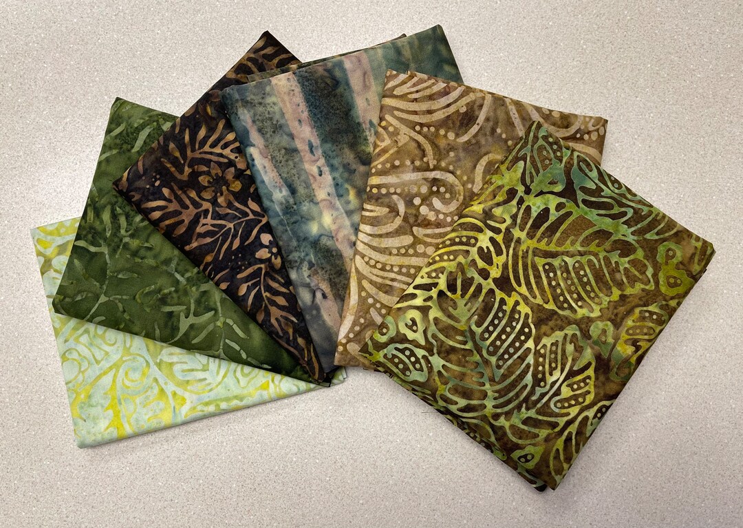Fall Foliage Batik Fat Quarter Bundle (6) - Etsy