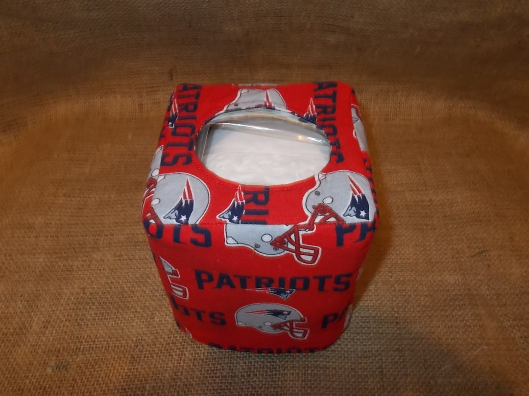 NEW NFL Themed Tissue Box Cover New England Patriots - Etsy