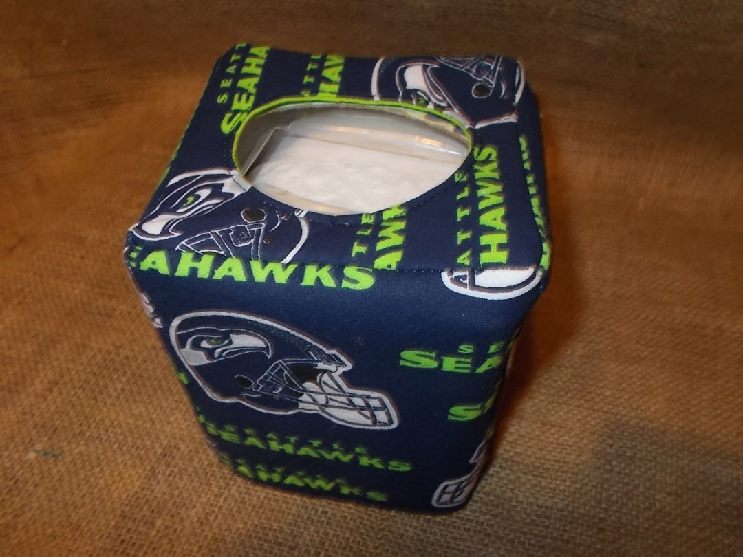 NEW NFL Themed Tissue Box Cover Seattle Seahawks - Etsy