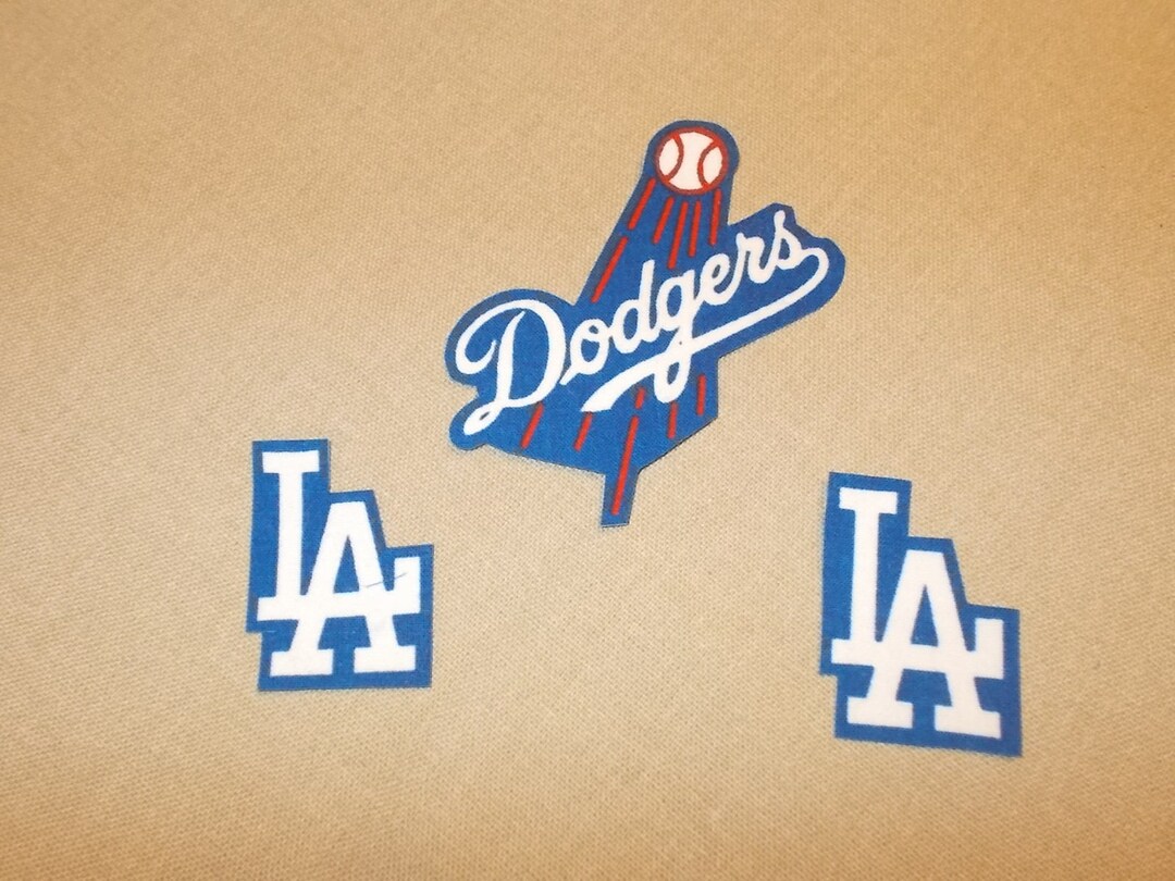 Appliques MLB LA Dodgers Sew on or No Sew - Etsy