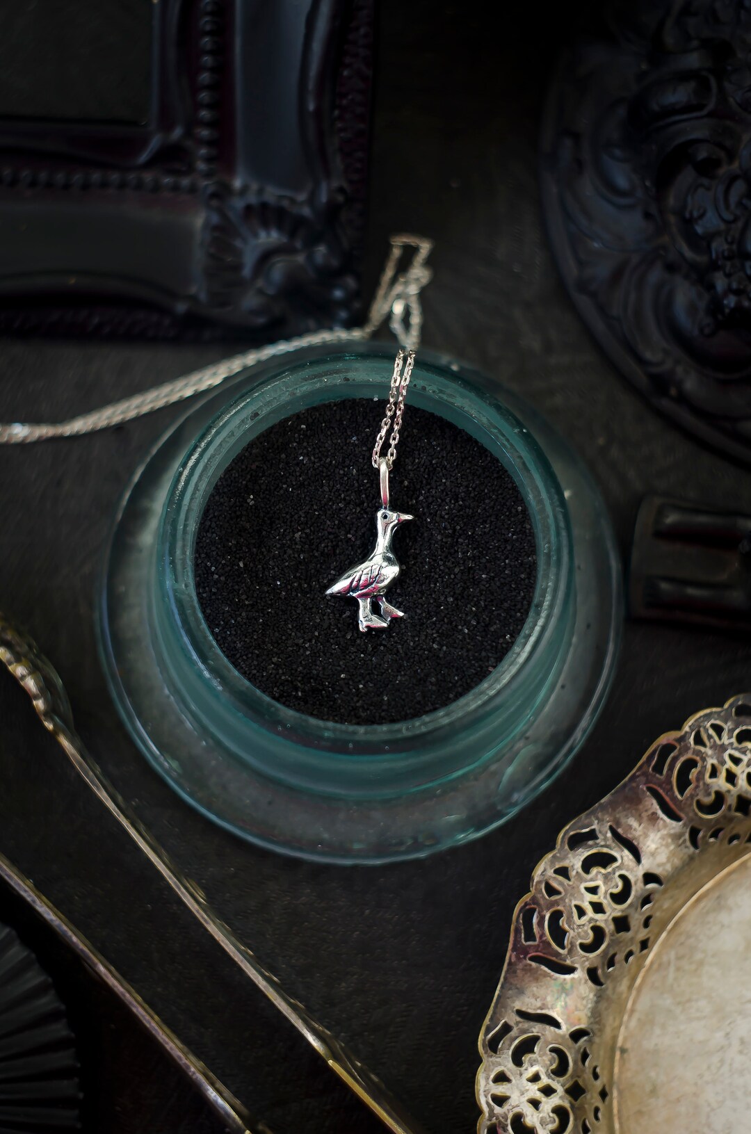 Goose, Unique Jewelry, Bird Charm, Bird Pendant, Bird Jewelry, Bird ...