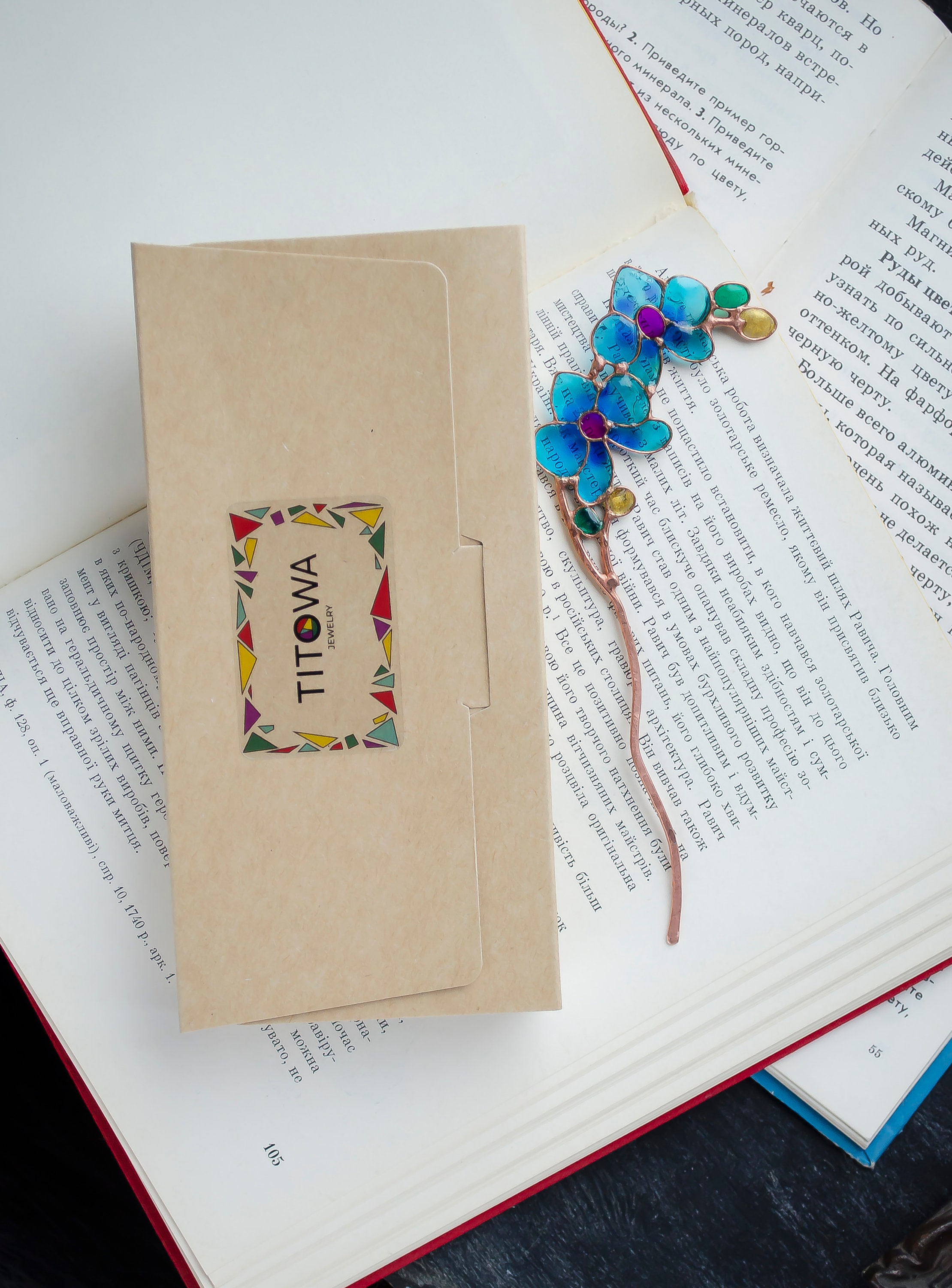 Orchid Bookmark Handmade bookmark Gift for booklover Book | Etsy