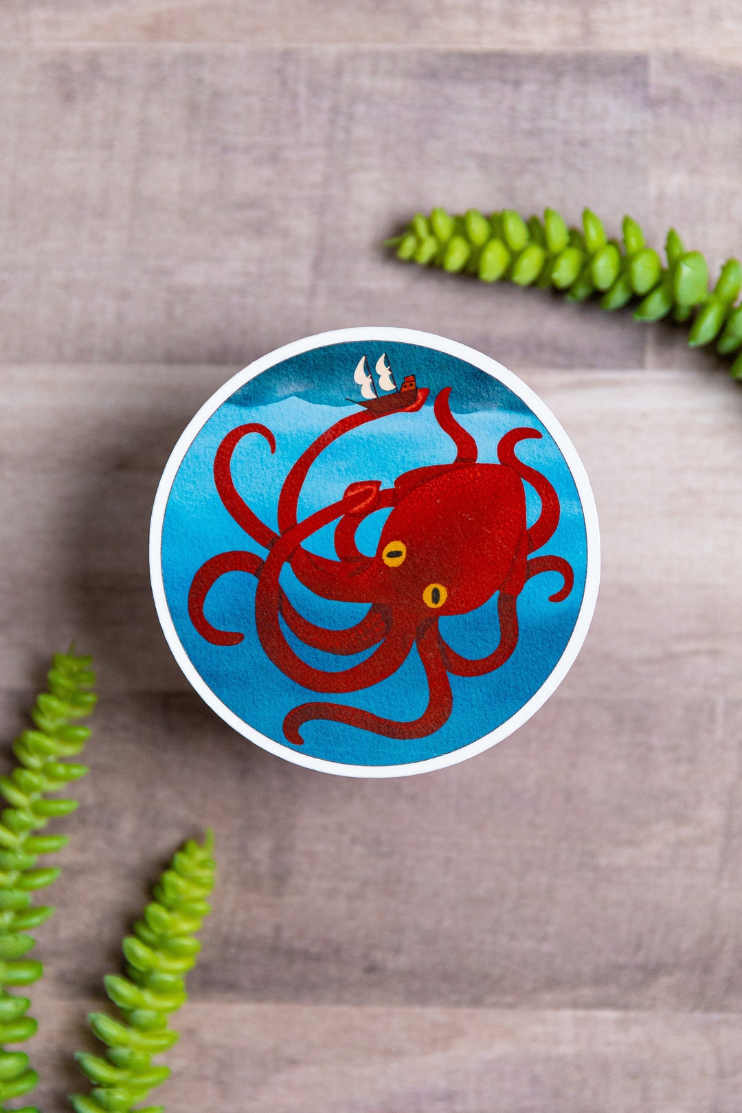 Kraken Sticker - Etsy