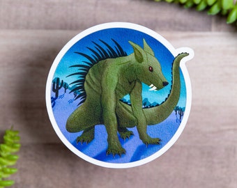 Chupacabra Decal V2 (6") - Legend, Cryptid, Myth, Lore, Sticker - Etsy