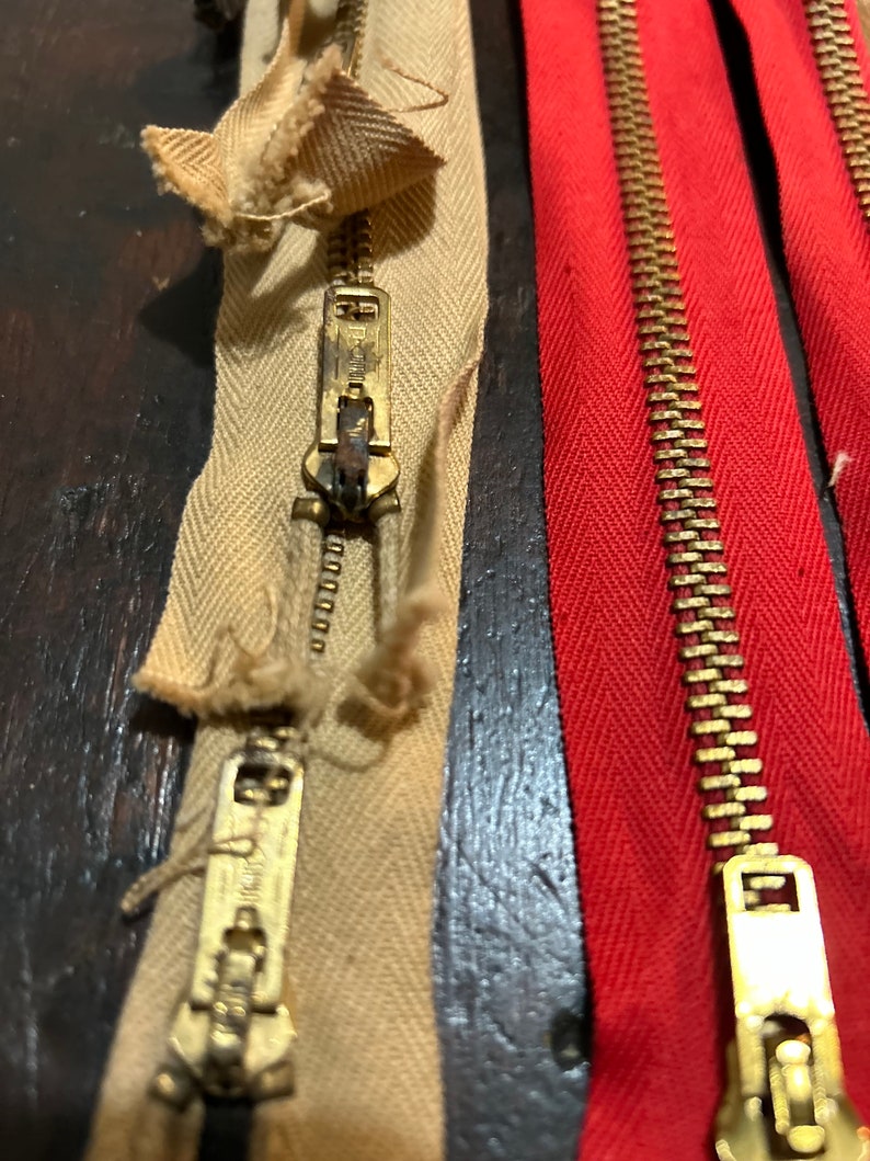 Heavy Duty Metal Zippers Lot of 10 - Etsy