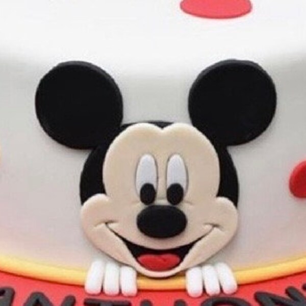 Mickey Mouse Fondant - Etsy