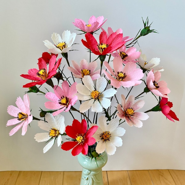 Handmade Paper Flowers - Etsy