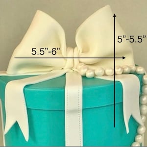 Big Light Pink or White Fondant Bow - Etsy