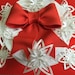 Red Bow Gum Paste Fondant for Birthday Cake - Etsy