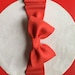 Red Bow Gum Paste Fondant for Birthday Cake - Etsy