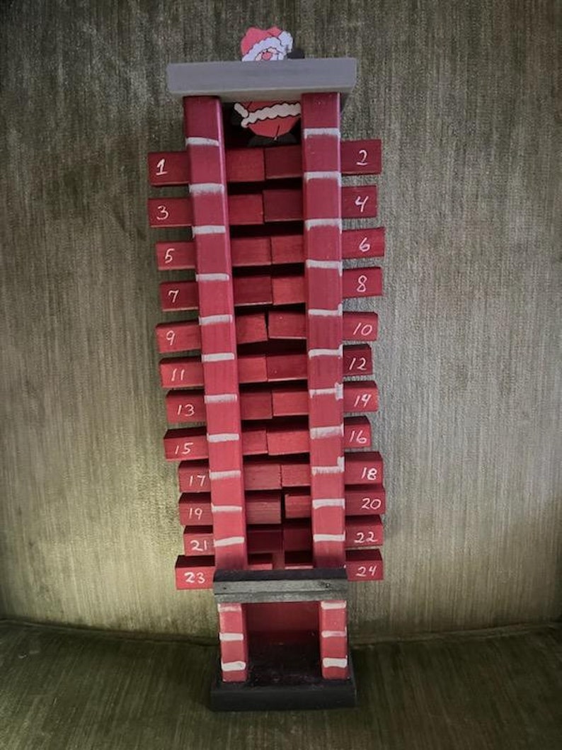 Christmas Countdown Chimney...santa Approved - Etsy
