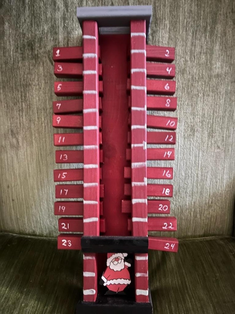 Christmas Countdown Chimney...santa Approved - Etsy