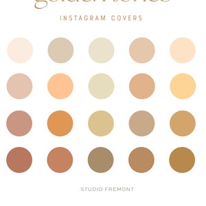 Golden Instagram Highlight Covers Yellow Instagram Highlight - Etsy